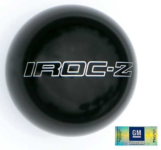 82-92 Camaro Billet Aluminum Black IROC-Z Manual Shift Knob NEW 2.25 ...