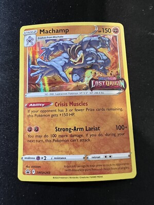 Pokémon TCG Machamp SWSH Black Star Promos SWSH243 Holo Promo | eBay