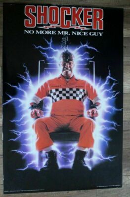 Shocker 1990 Wes Craven Comedy Slasher Electric Chair HORROR Movie ...