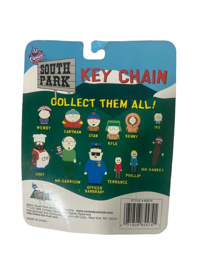SOUTH PARK Stan Marsh Keychain Comedy Central Brand New! 1998 | eBay