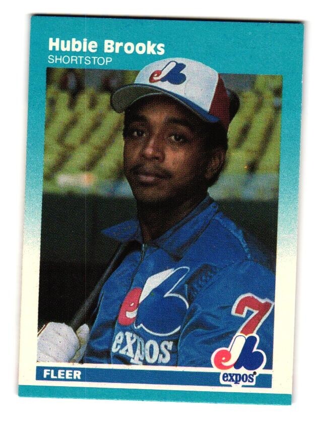 1987 Fleer Classic Miniatures # 14 Hubie Brooks Montreal Expos | eBay