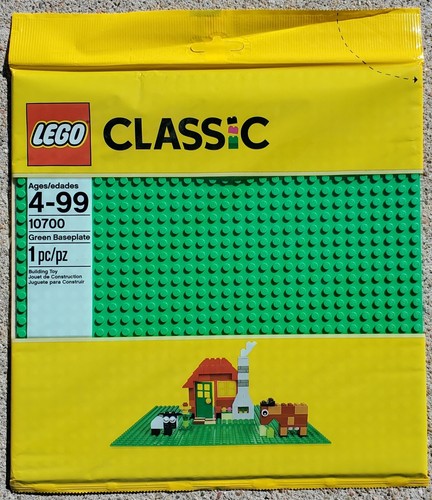 Lego 3811 Baseplate 32X32 Genuine Lego 10 “ X 10” Light Green NEW ...
