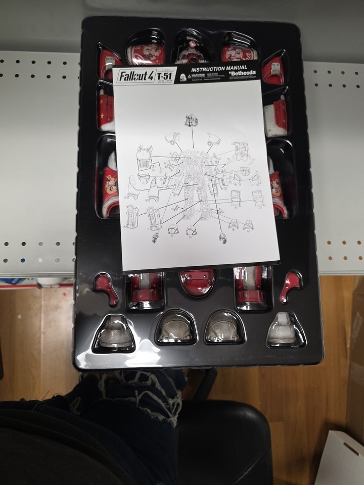 Rare Threezero Fallout 4 T-51 And Nuka Cola Power Armor Kit | eBay