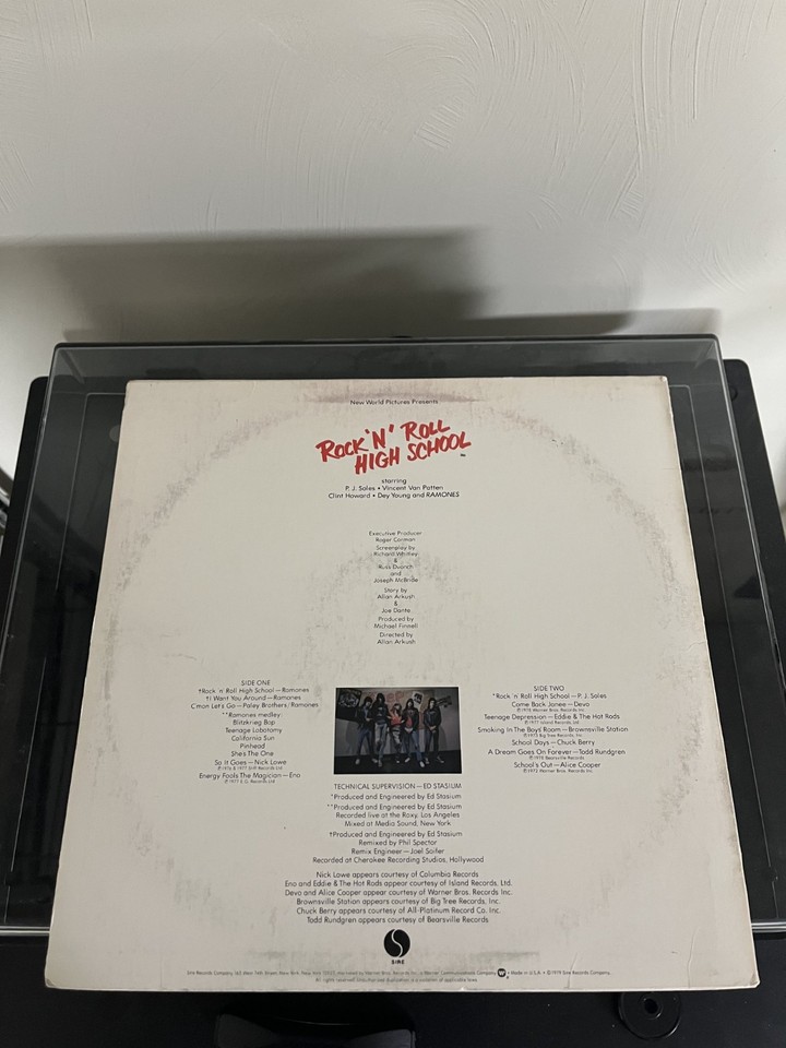 Rock 'N' Roll High School LP (Original US Press/OST Featuring the ...