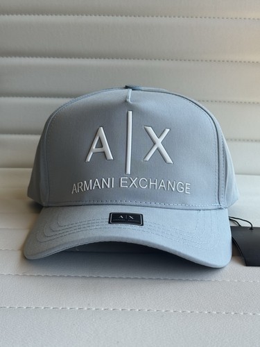 Armani Exchange AX Men’s Light Blue Baseball Cap, Hat | eBay
