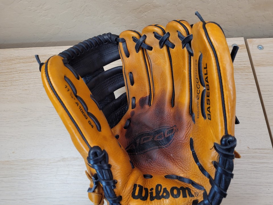 Wilson A1000 G4 11.5” Ecco Leather Glove Brown Black RHT Right Hand EUC ...