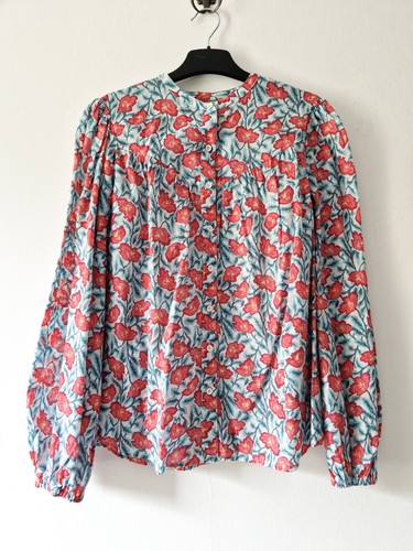 Per Una Lightweight cotton Smock tunic top blouse floral UK 8 Boxy ...