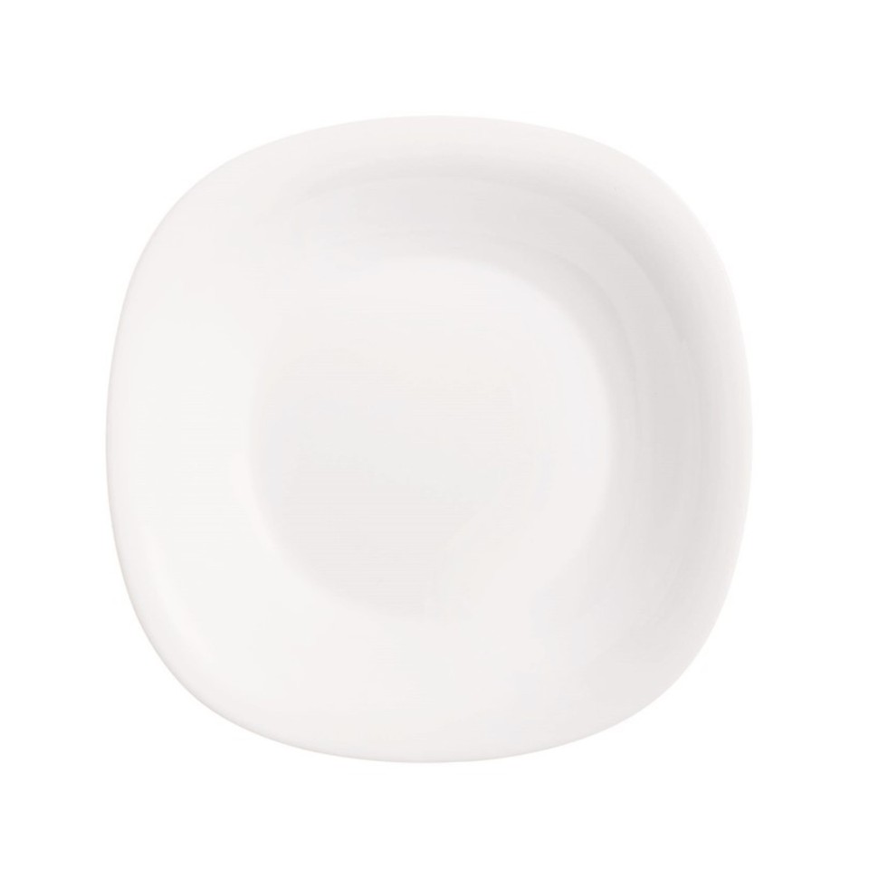 Dinnerware Set Luminarc Carine Square Glass White Crockery Plates ...
