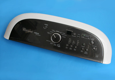 Whirlpool Cabrio Platinum Washer Control Panel W10536854 WTW8000BW0 ...