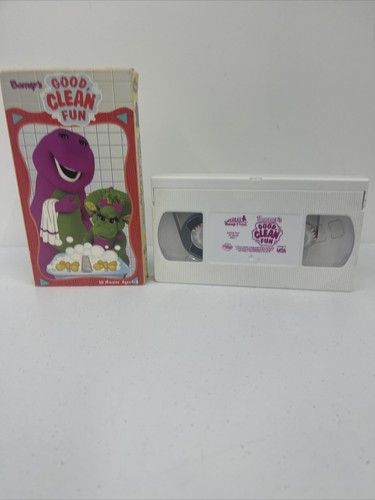 Barney's Good Clean Fun (VHS) Sing Along Purple Dinosaur | eBay