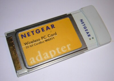 Netgear 54 Mbps Wireless LAN PC Card Adapter CardBus WG511 New in Box ...