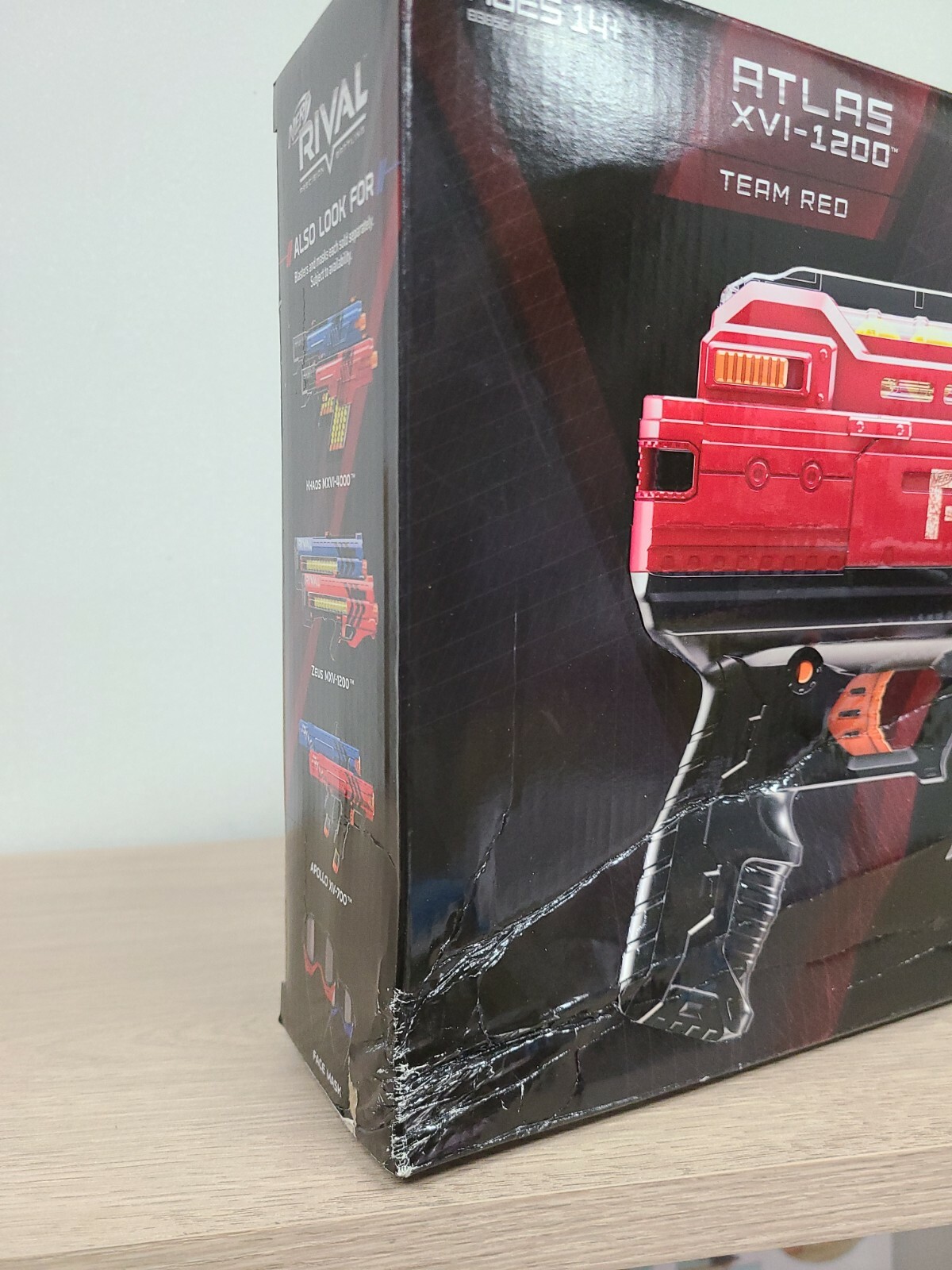 NERF B3856US2 Rival Atlas XVI-1200 Blaster - Red 630509481545 | eBay