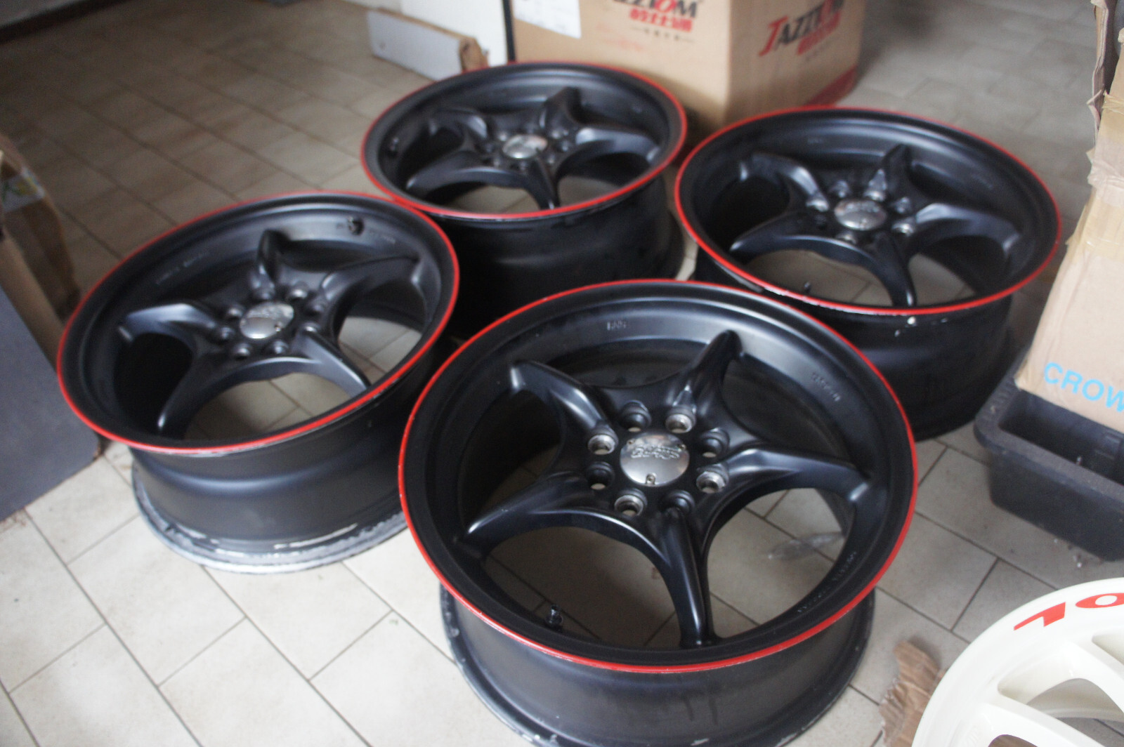JDM 15" ORIGINAL Mugen RNR rims wheels for honda civic crx ef8 ek4 eg6 ...