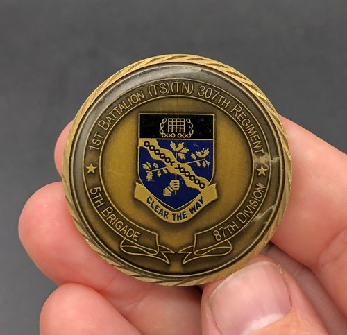 US Army 1st BN 307th REG 5th BDE 87th Division Challenge Coin Challenge ...