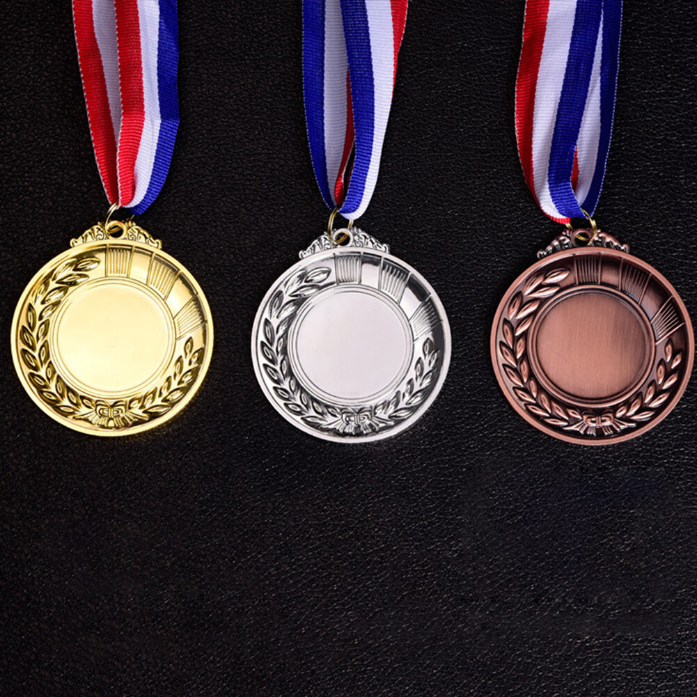 10Pcs Winner Medals Zinc Alloy Gold Silver Bronze Prizes for Sports ...