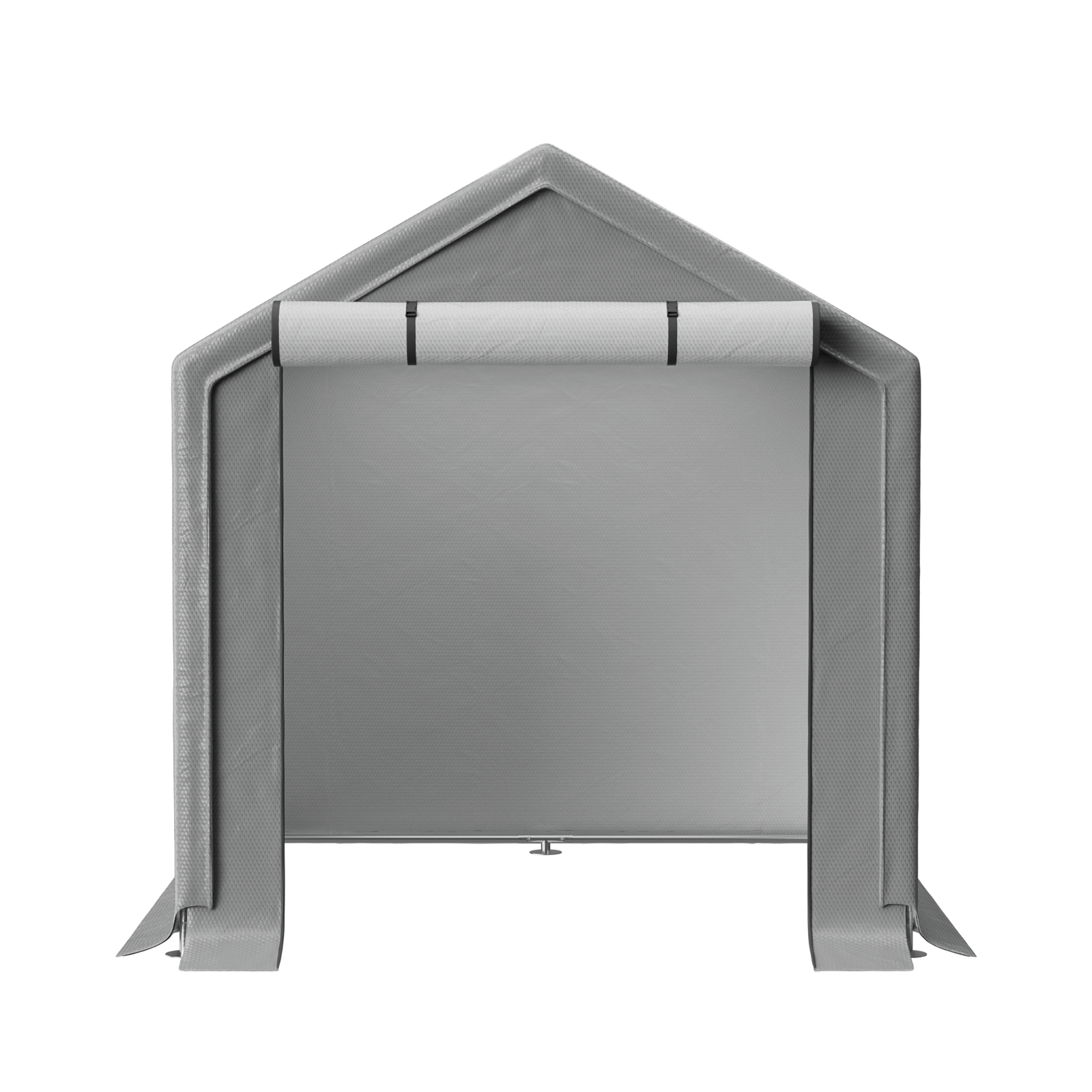 10x10ft Outdoor Storage Shed Canopy Carport Heavy Duty Metal Frame ...