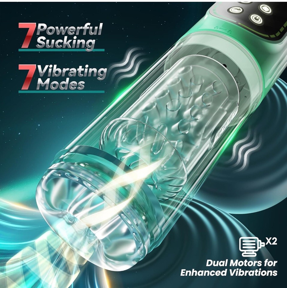 Automatic Male Masturbaters Thrusting Cup Rotating Stroker Men Sex Toy ...