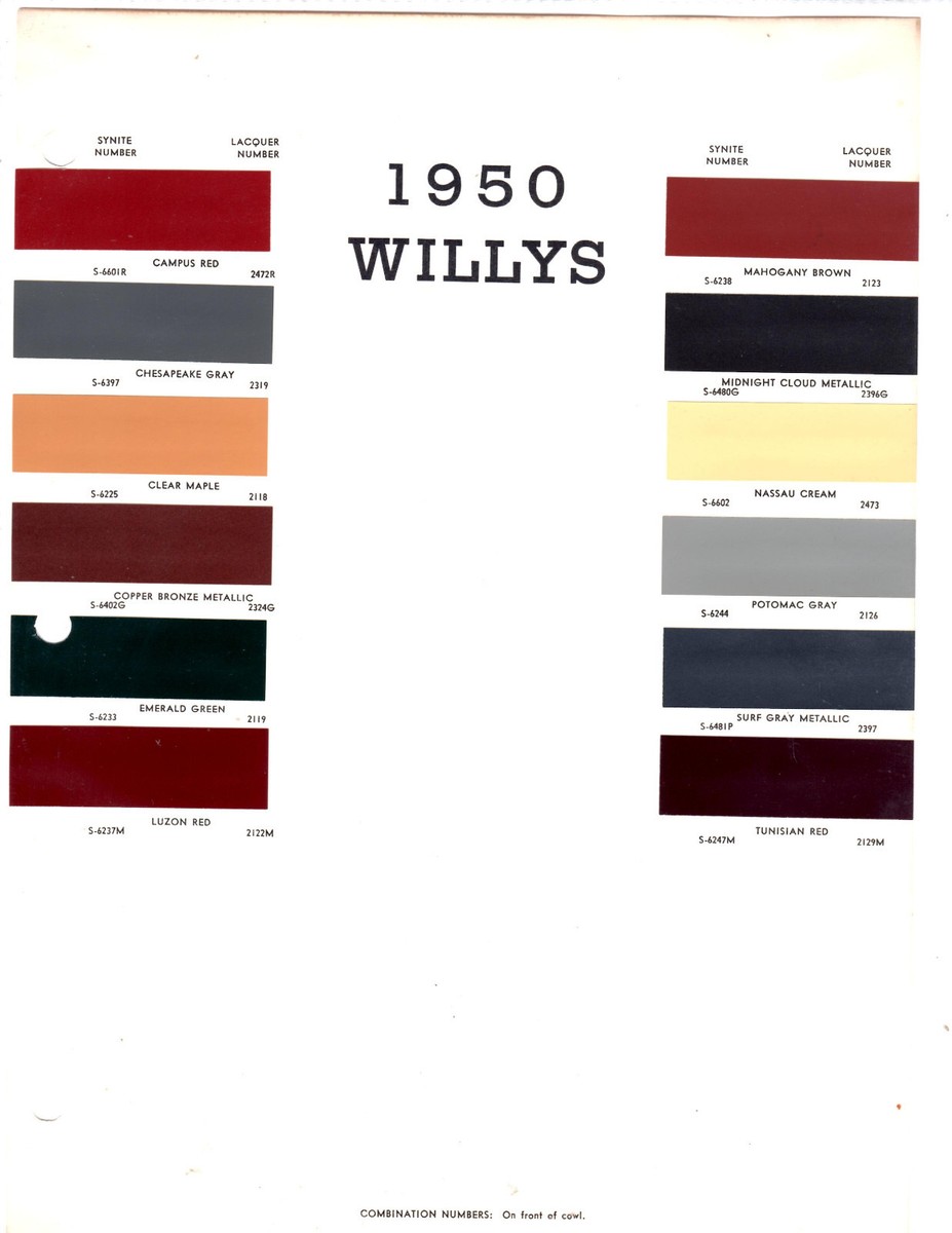 Willys Wagon Paint