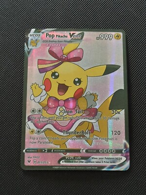 PIKACHU POKEMON POP COSPLAY CARTE CARD NEW HOLO PRISM COLLECTION ...