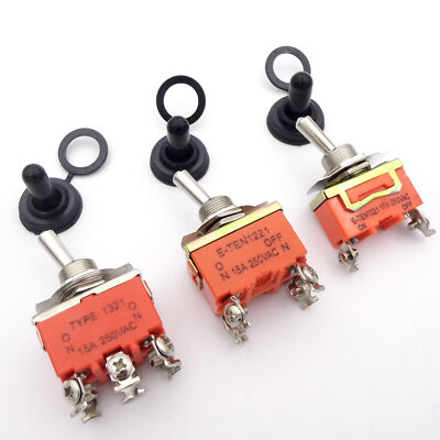 Toggle Switch 2 Position 15A 2 4 6PIN Power Switch for RC Boat Bait Tug ...