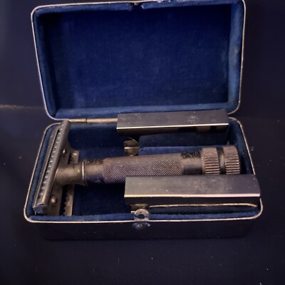 Vintage Merkur Slant Safety Razor - Classic Beauty - Hoffritz Parent | eBay