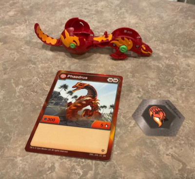 Bakugan | Phaedrus B300 Red Pyrus | Battle Planet + Bakucore & Card | eBay