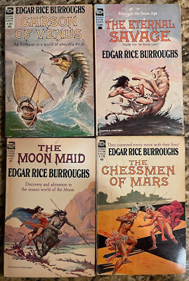 Edgar Rice Burroughs (Vintage Paperback, ACE) 4 Book Collection | eBay