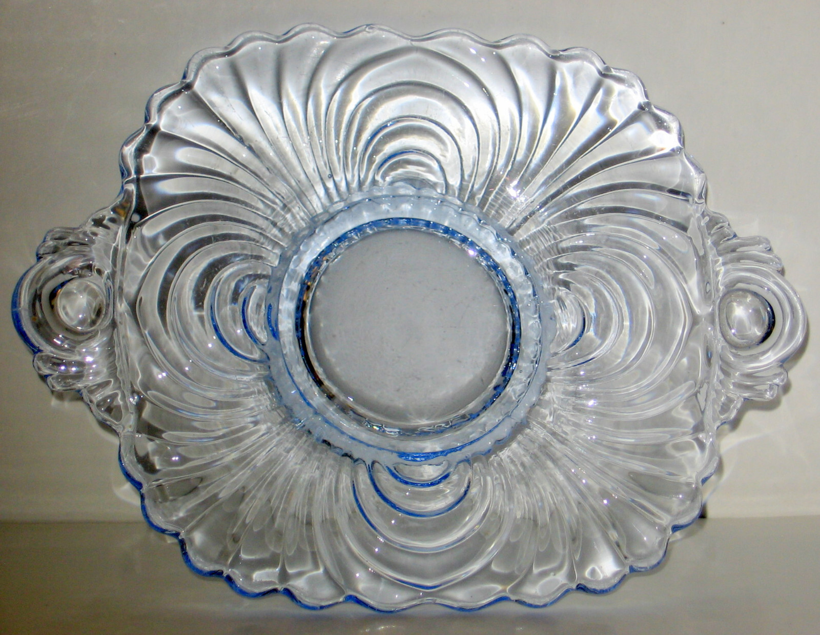 Vintage Cambridge Caprice Moonlight Blue Handled Bon Bon Dish | eBay