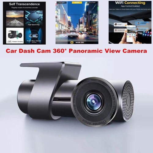 Car Single len Dash Cam Camera WiFi Dashboard Video Recorder 360 ...