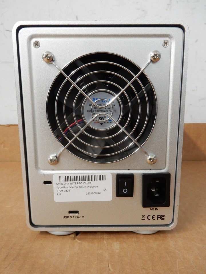 OWC MERCURY ELITE PRO QUAD Four-Bay External Drive Enclosure - No Key ...