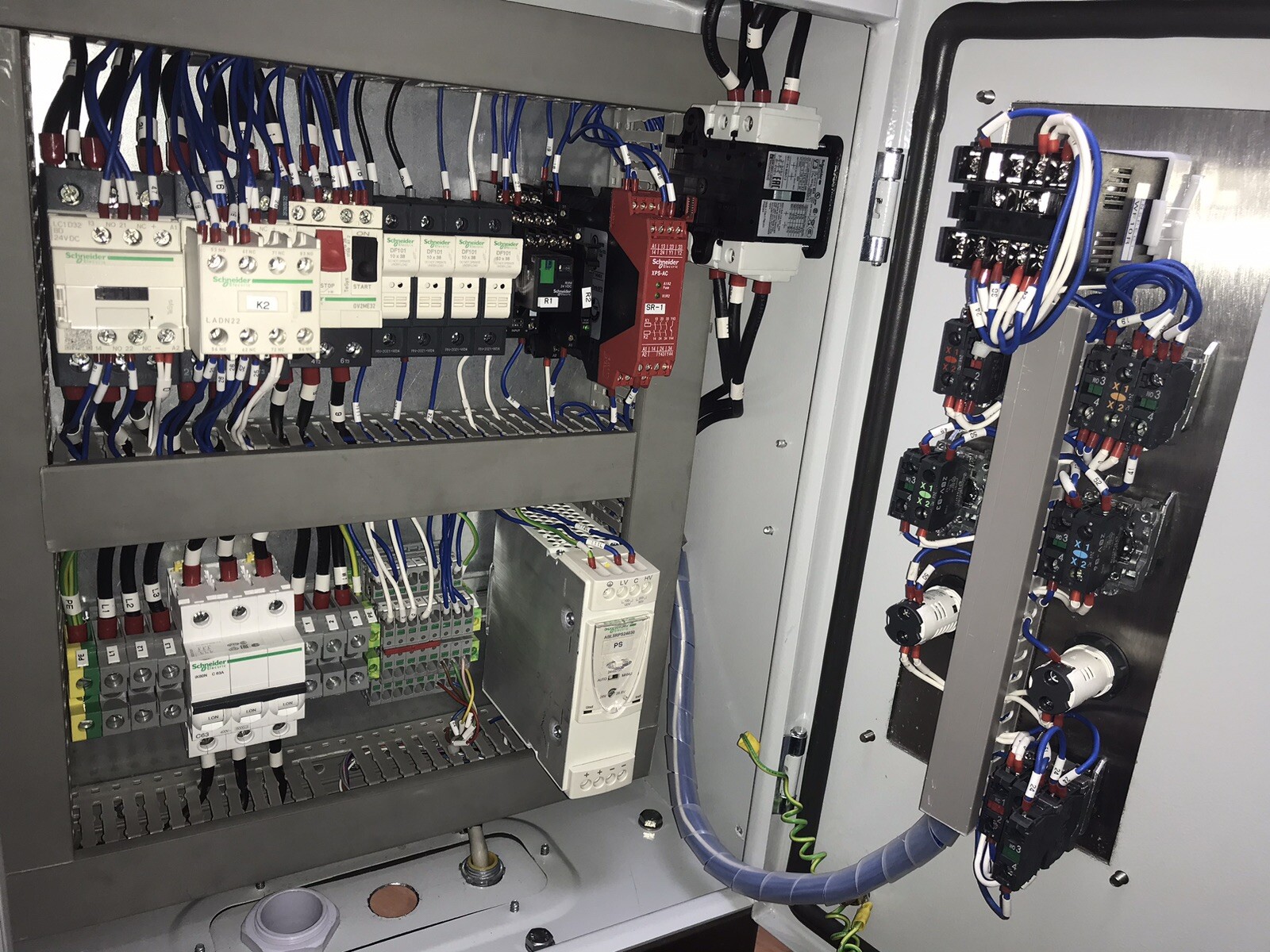 Electrical Control Panel with Disconnect, Counter/Timer, Power Supply ...