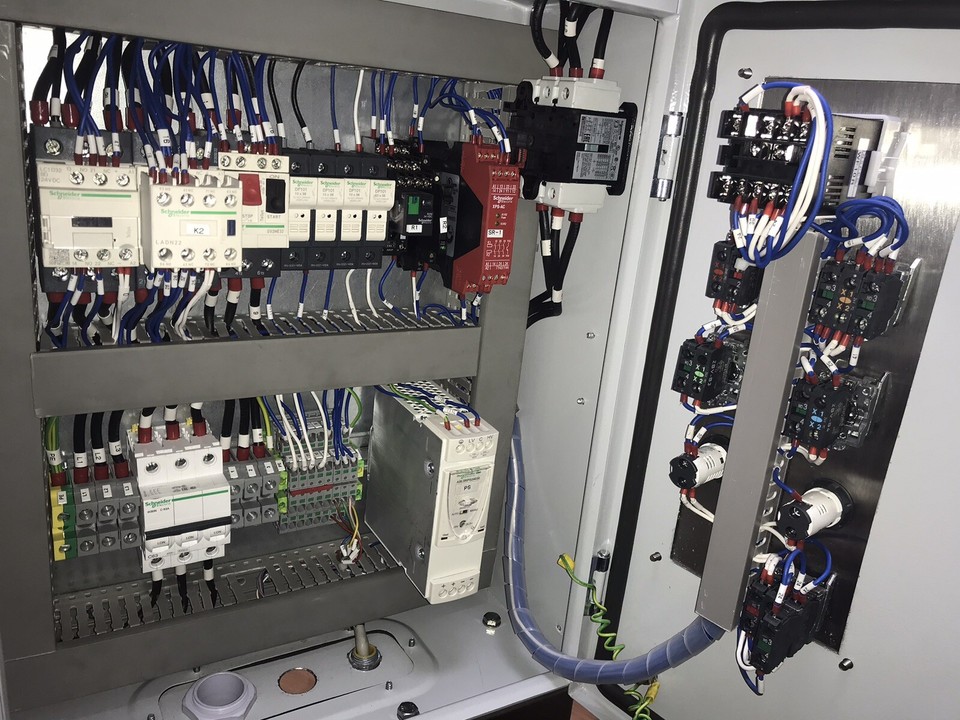 Electrical Control Panel with Disconnect, Counter/Timer, Power Supply ...