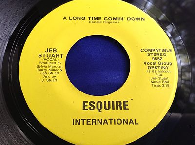 EX Rare Funk Soul 45 : Jeb Stuart ~ Pretty Fine Foxy Thing ~ Esquire ...