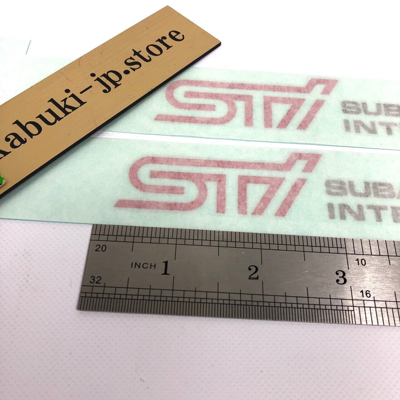 SUBARU Genuine 93063FE030×2 Impreza WRX STI GC8 Front Door Decal Set ...