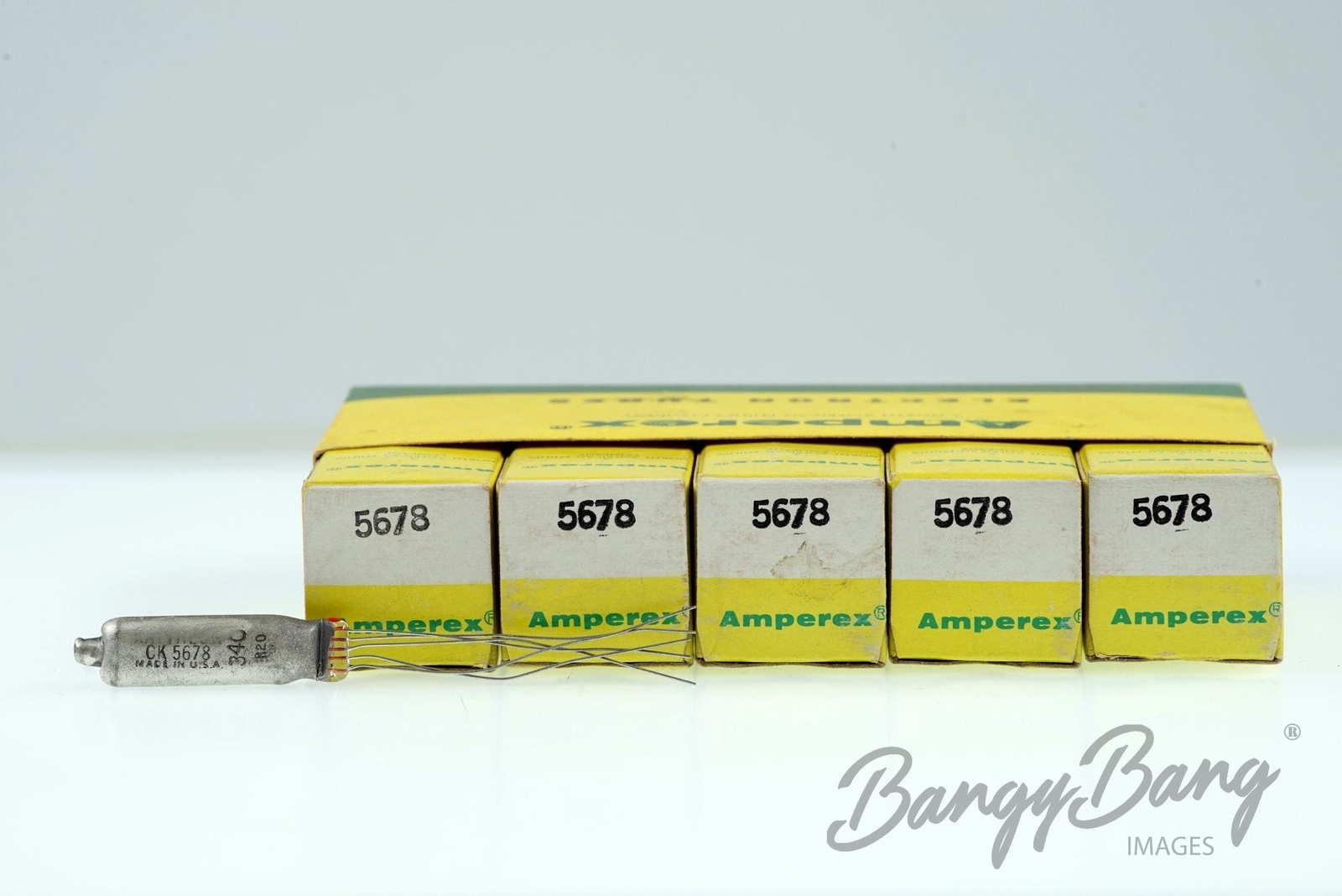 5 Vintage Amperex 5678/DF60/DF654/DF669/CV2254/CK569AX/CK5678 Pentode ...
