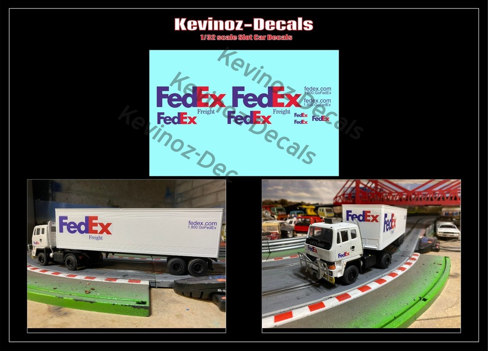 1/32 scale decals for Scalextric Truck / Lorry / C301 - various ...