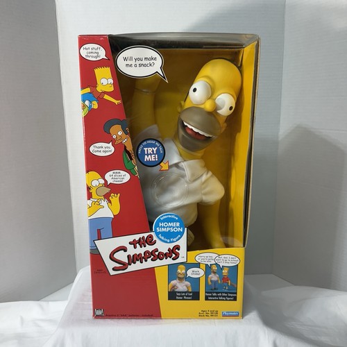 The Simpsons Interactive Homer Simpson Talking Figure 15" Tall Untested ...