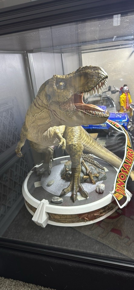 Jurassic Park T-Rex Gallery Rotunda Rex 1/9 Statue Diorama Chronicle ...