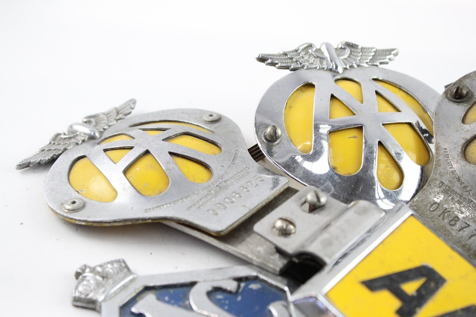 Car Grille Badge Automobilia Collectables Inc AA & RAC Enamel | eBay UK