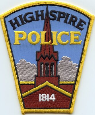 HIGHSPIRE PENNSYLVANIA PA POLICE PATCH | eBay