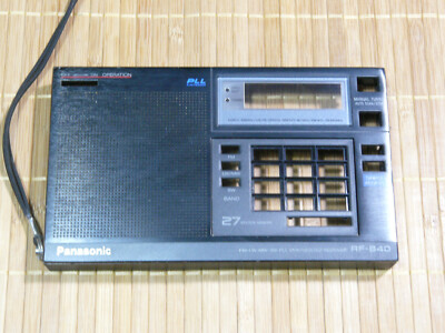 Panasonic rf-b40 top world band receiver parts: front panel. | eBay