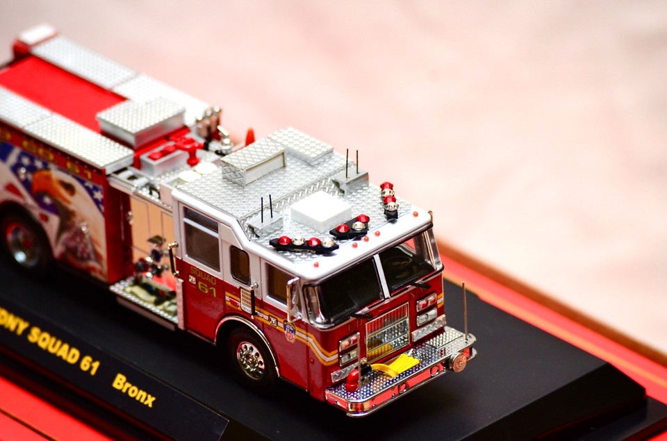Code 3 FDNY Pierce Squad 61 *** Custom Built *** | eBay