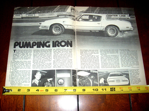 1978 DENNIS MECHAM MACHO TRANS AM ORIGINAL ARTICLE DKM | eBay
