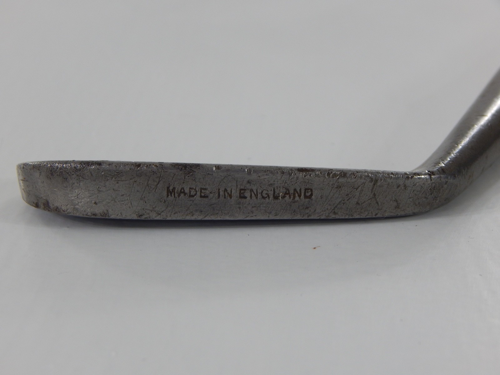 ANTIQUE RESTORED Spalding Argyle Rustless Mid Iron Wood Shaft Golf Club ...