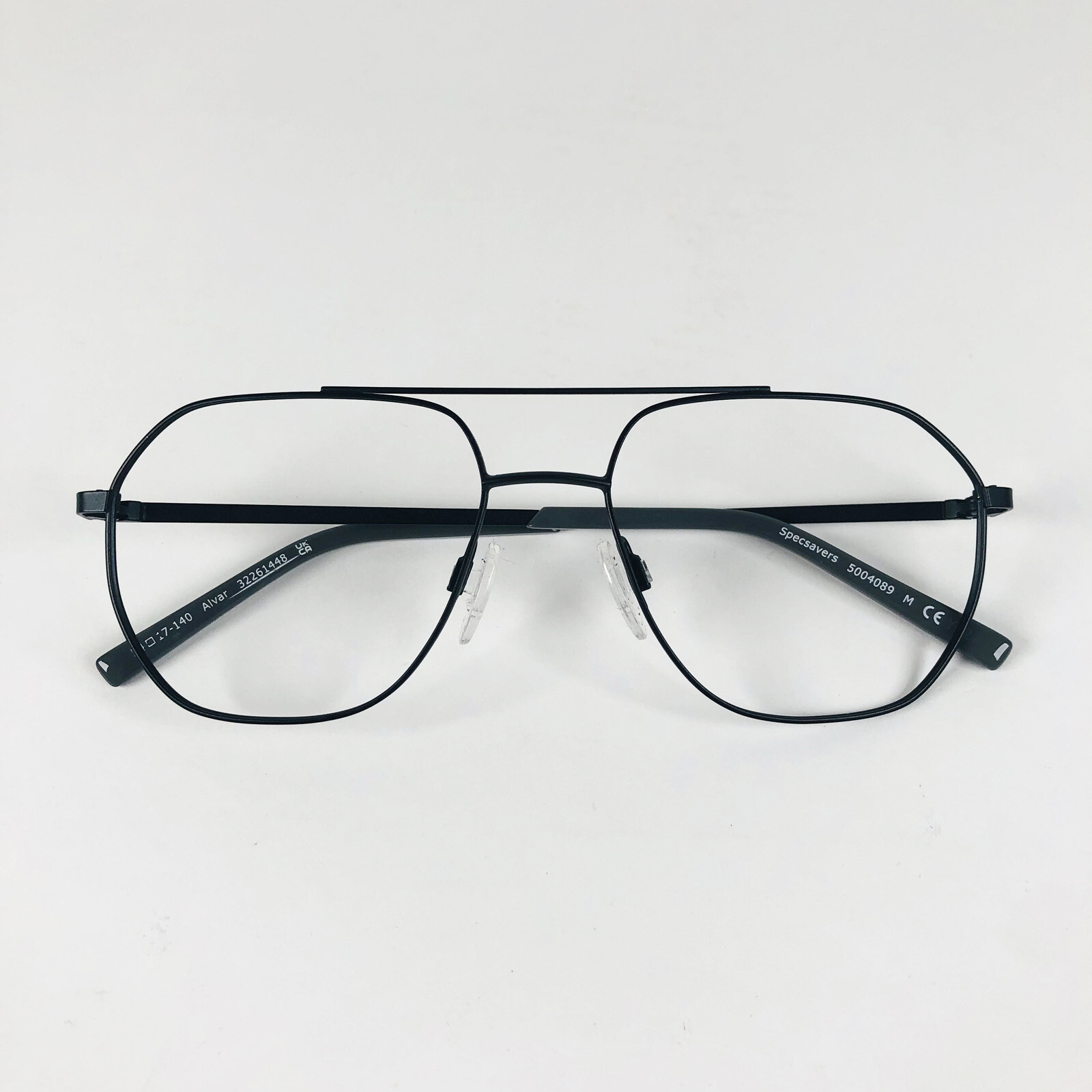 SPECSAVERS eyeglasses MATT BLACK PILOT glasses frame MOD: ALVAR ...