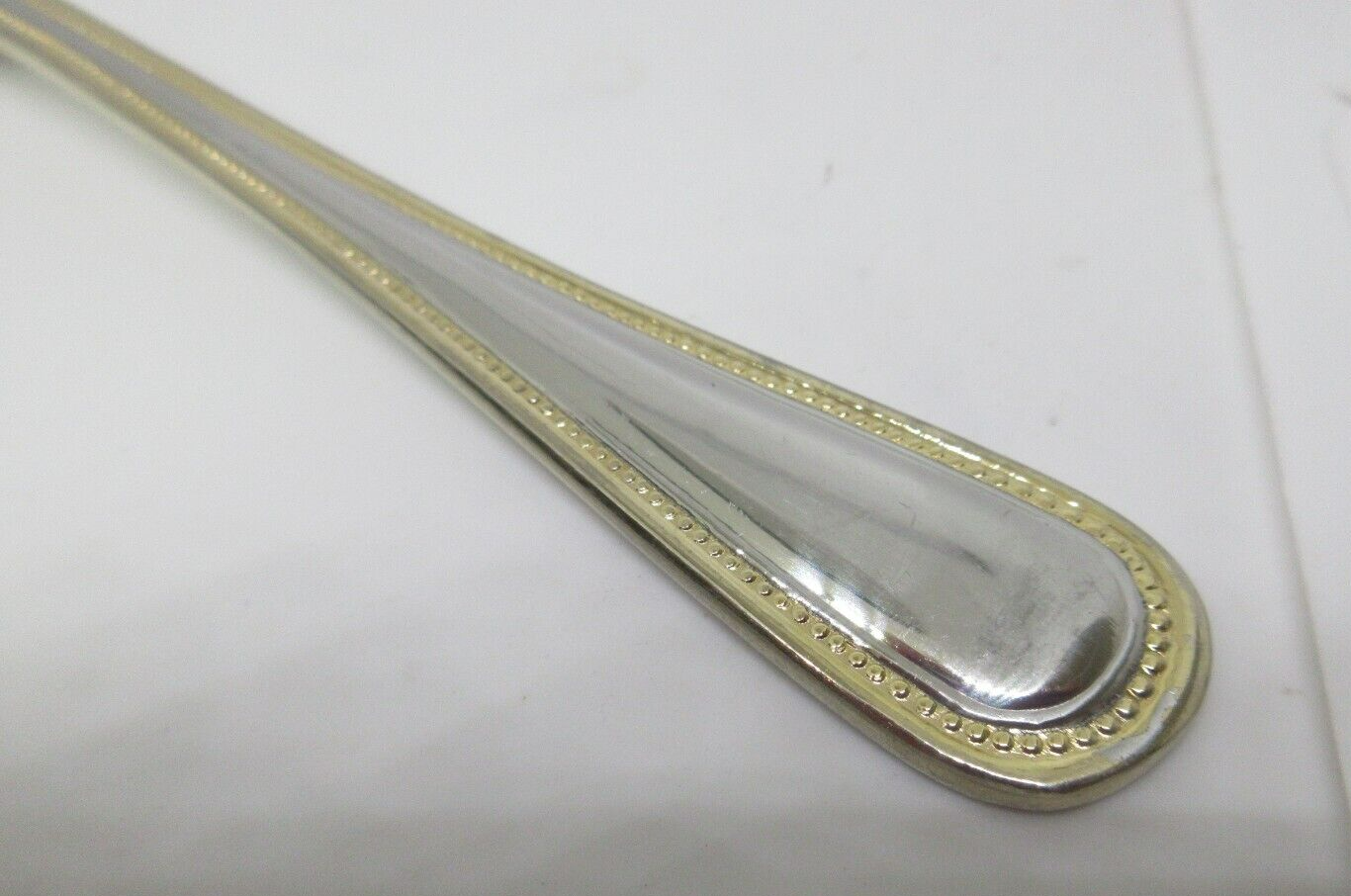 Wallace GOLD ROYAL BEAD *1 Dinner Fork* 7 3/8" Glossy Stainless Flatware | eBay