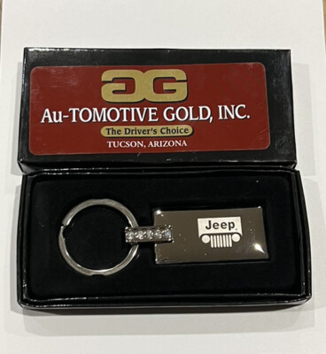 Jeep Logo Silver Metal Keychain With Pink Jewels Jeweled | eBay