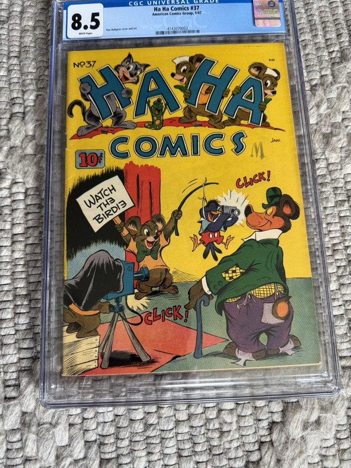 Ha Ha Comics # 37 From 1947 CGC Graded 8.5 Very Fine Plus | eBay