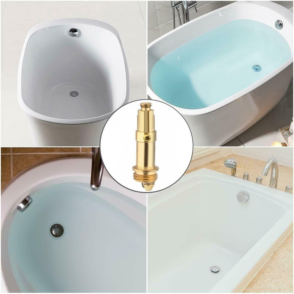 Brand New Home Brass Push Bolt Basin Click Clack Waste Internal Spring ...