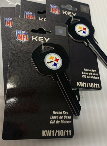 5 NFL Officially Licensed Football PITTSBURGH STEELERS House key Blanks ...